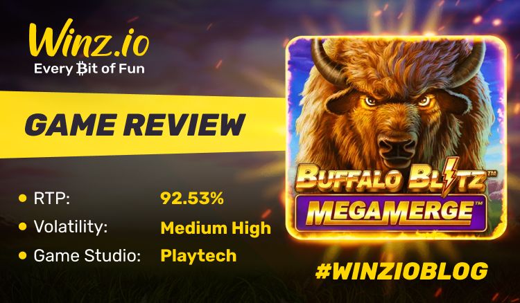 Buffalo Blitz: Mega Merge by Playtech | Exciting Wildlife-Themed Game