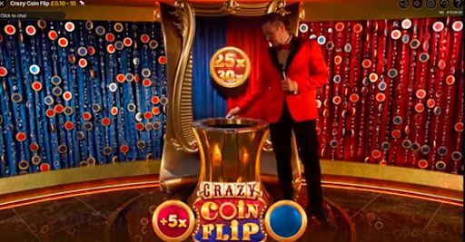 Crazy Coin Flip by Evolution Gaming game review