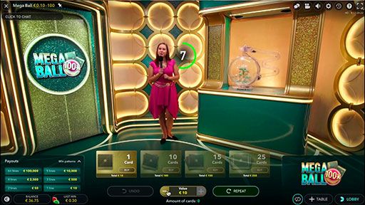 Mega Ball Live Game Process